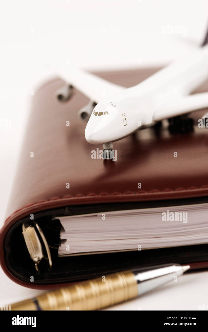 Business trip concept airplane hi-res stock photography and images - Alamy