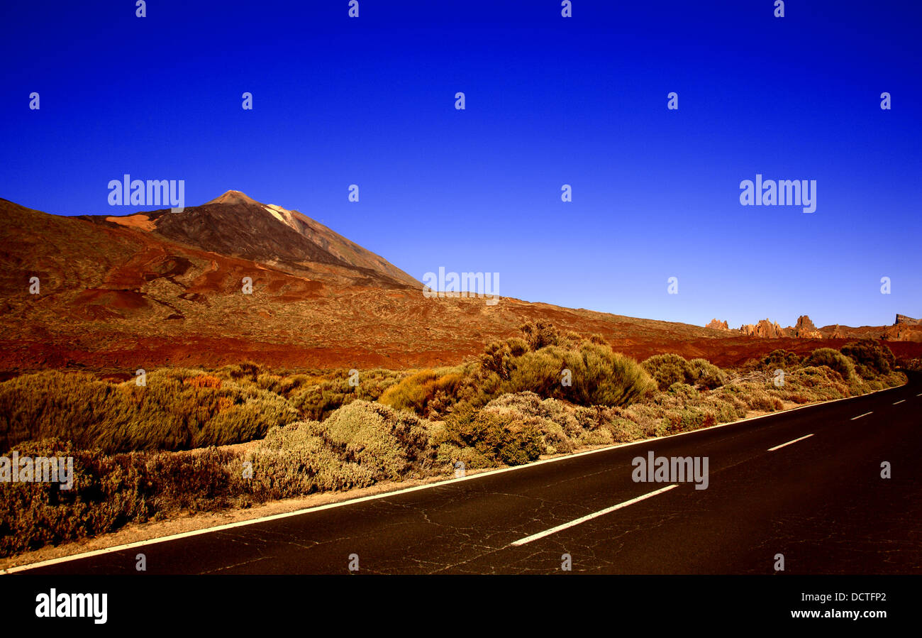 Volcano Teide, Island Tenerife, Canary Islands, Spain Stock Photo - Alamy