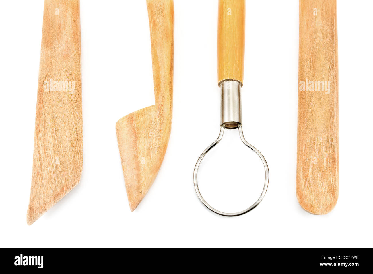 Art and craft sculpting tools isolated on white Stock Photo - Alamy