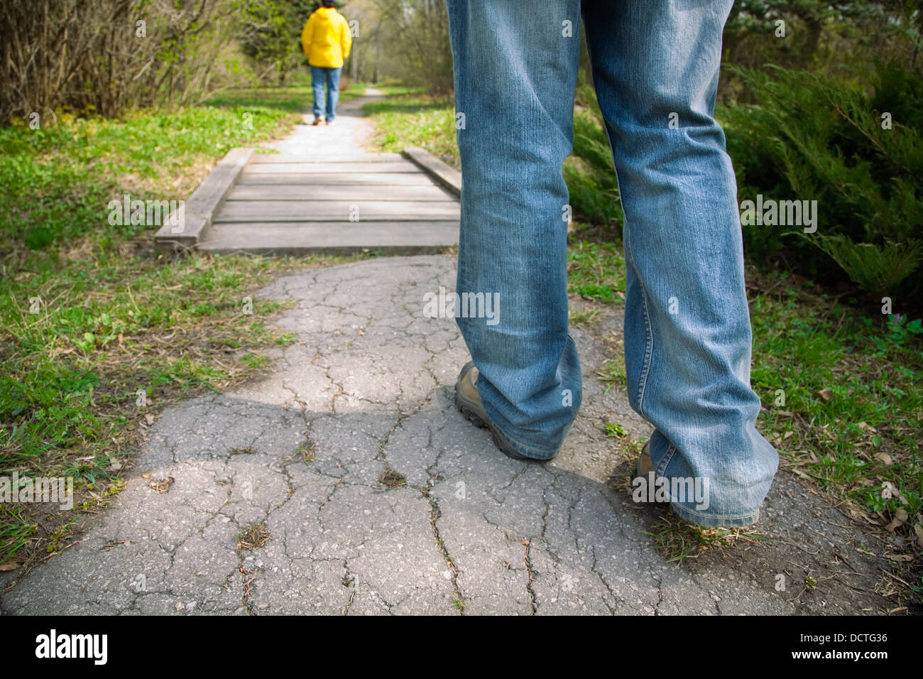 Leg step hi-res stock photography and images - Alamy