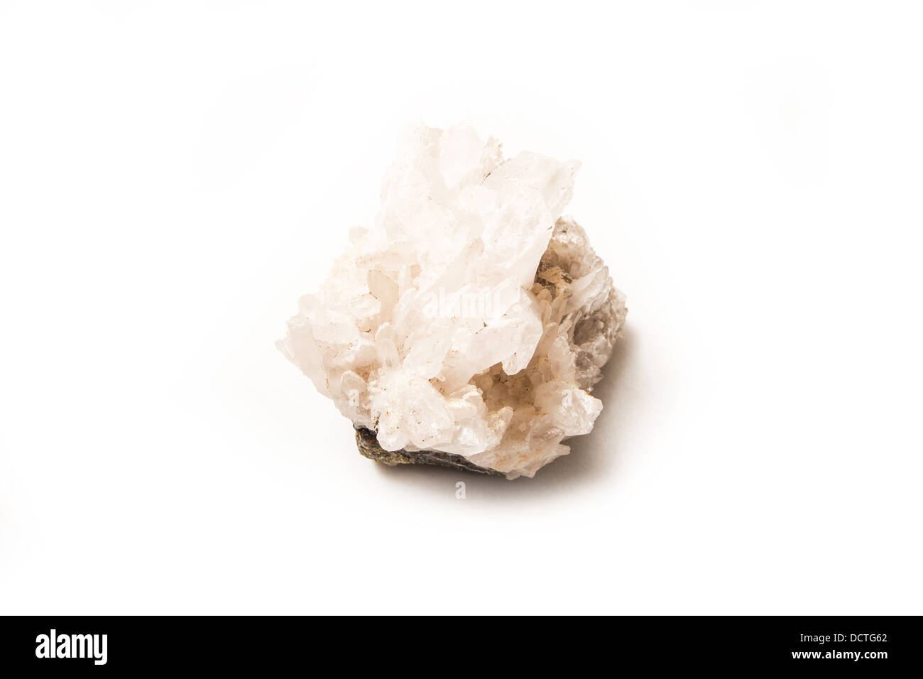 A Mountain or rock crystal isolated on white Stock Photo - Alamy