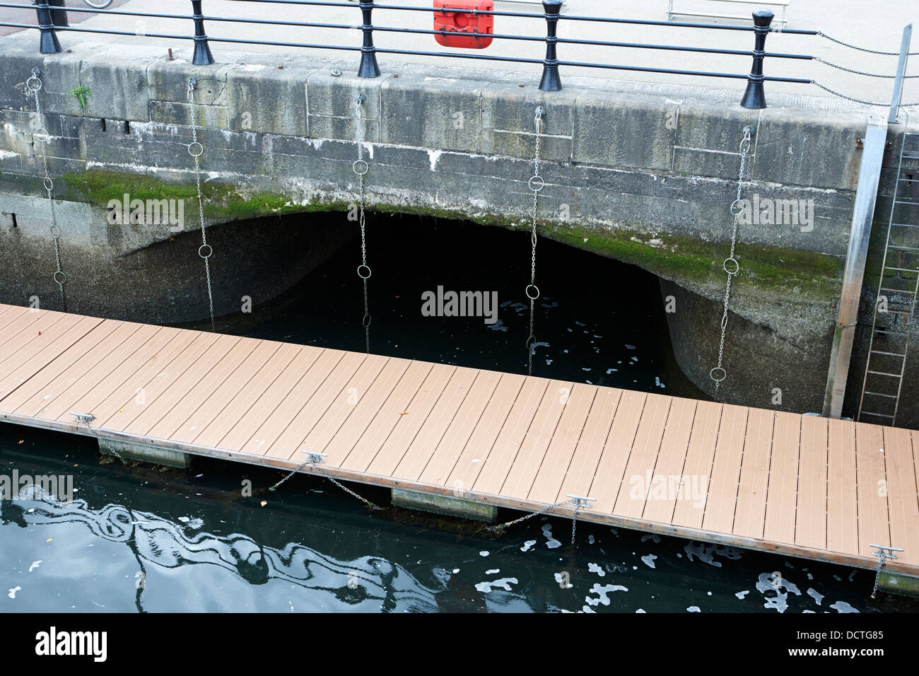 old quay entrance and bridge at donegall quay belfast northern ireland ...