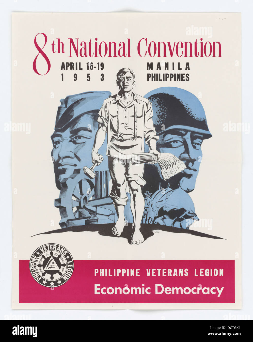 The Eight National Convention of the Phi. Veterans Legion, capturing ...