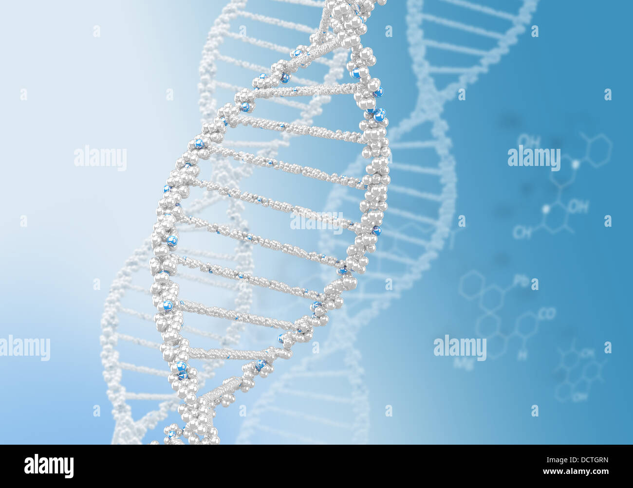 Human genome dna molecule double helix hi-res stock photography and ...