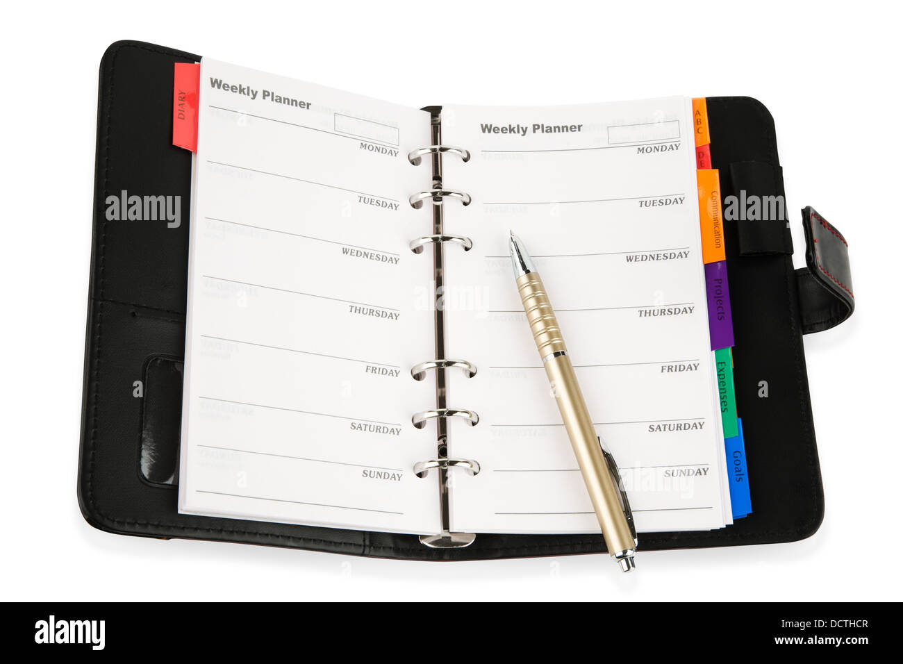Weekly Planner High Resolution Stock Photography and Images - Alamy