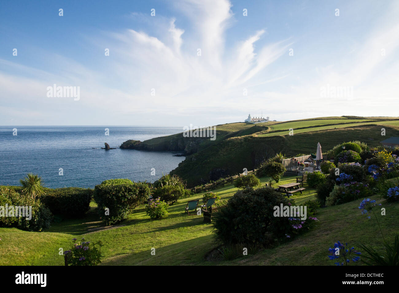 The Lizard Peninsula, Cornwall England UK. Lizard Light house Housel ...
