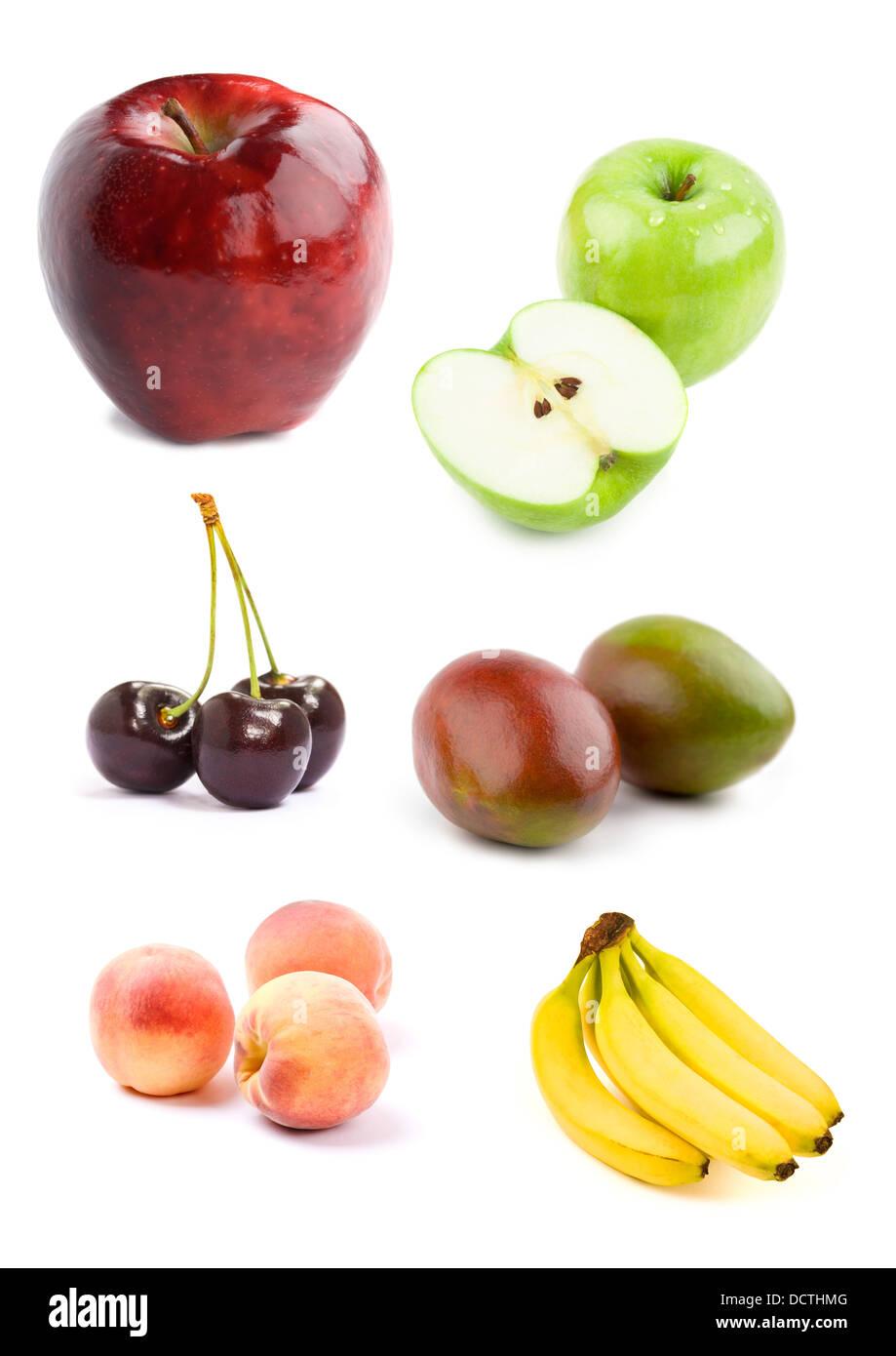 Split fruits Cut Out Stock Images & Pictures - Alamy