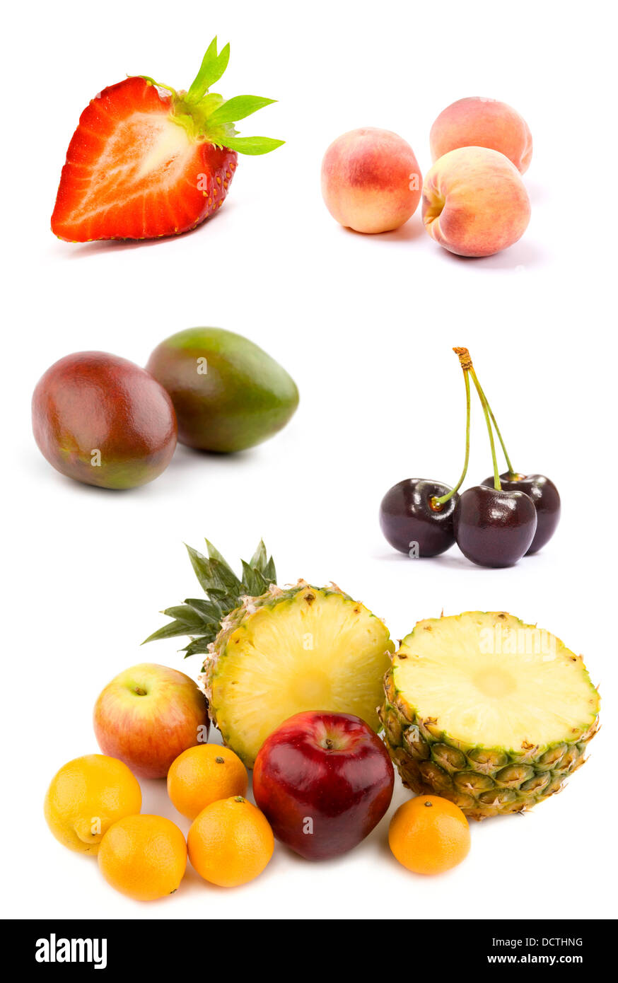 Split fruits Cut Out Stock Images & Pictures - Alamy