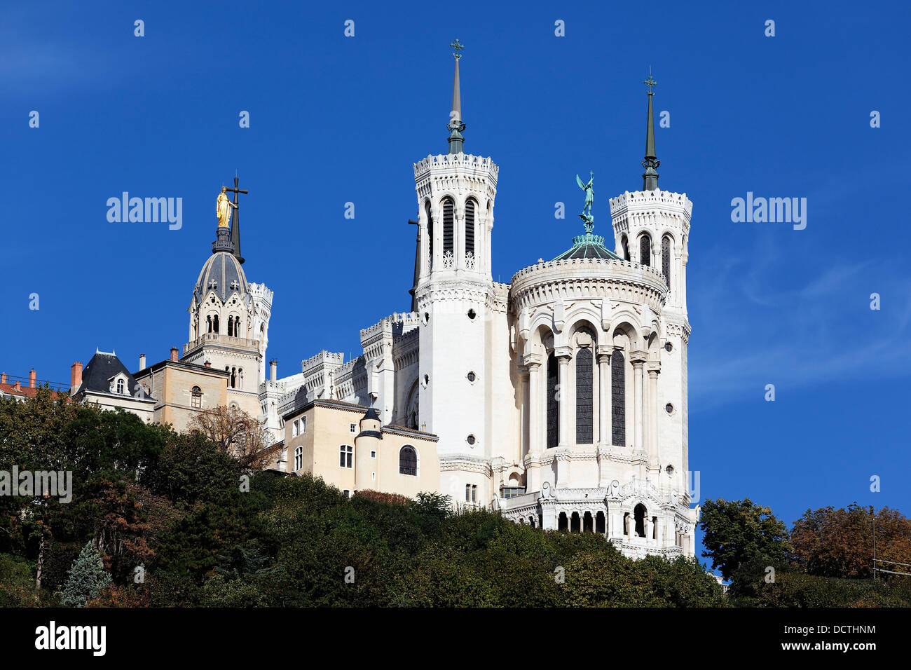 famous Lyon basilica Stock Photo - Alamy