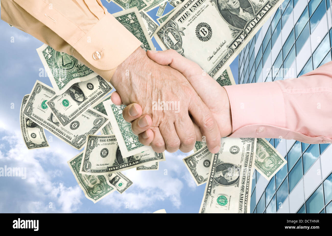 Money note collage hi-res stock photography and images - Alamy