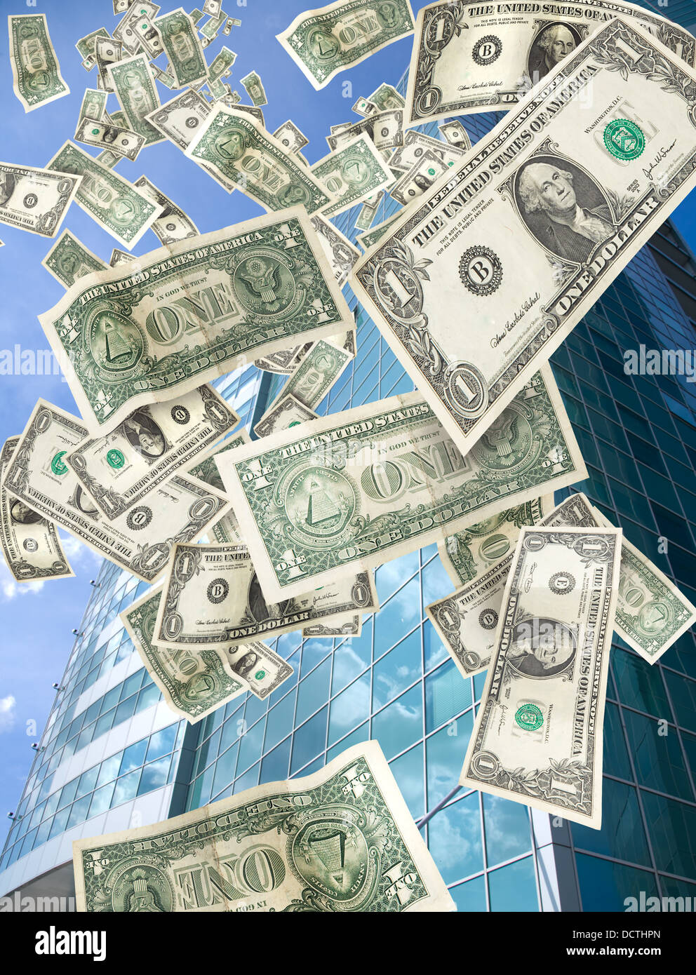 Money note collage hi-res stock photography and images - Alamy