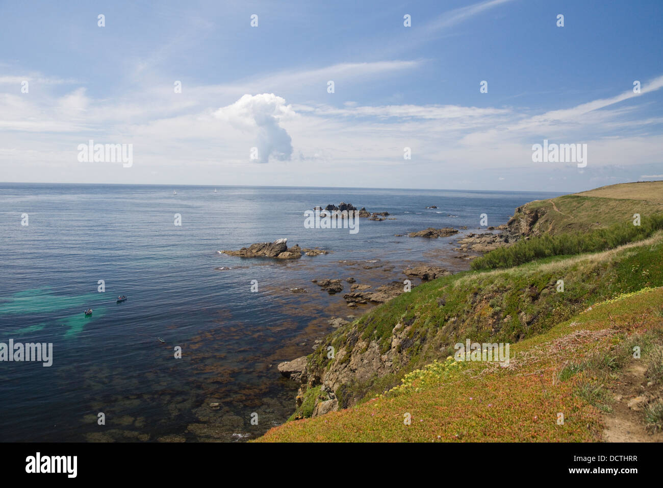 The Lizard Peninsula, Cornwall England UK. Lizard Head Stock Photo - Alamy