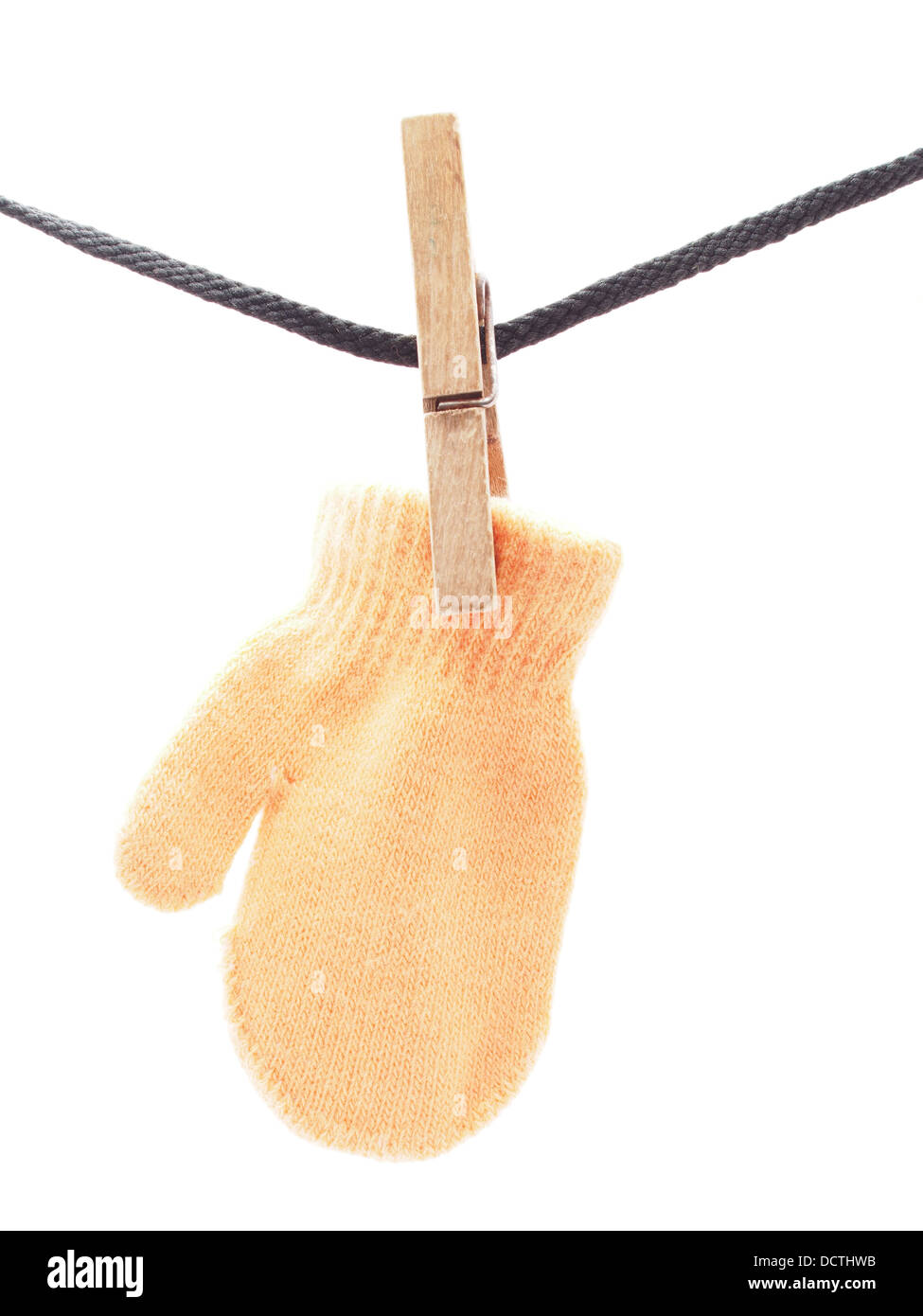 mittens on a white background Stock Photo - Alamy