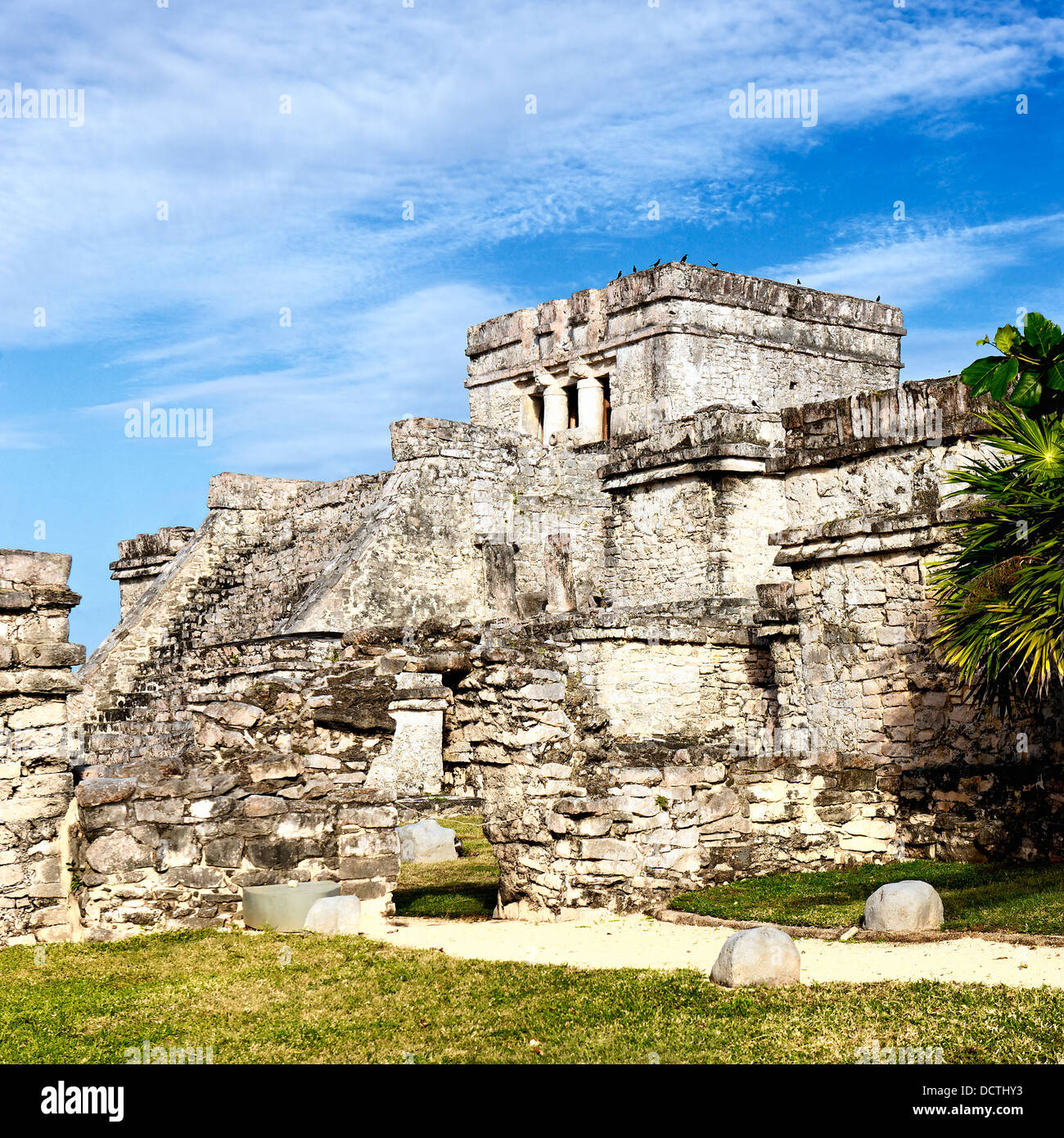 famous Tulum ruins Stock Photo - Alamy