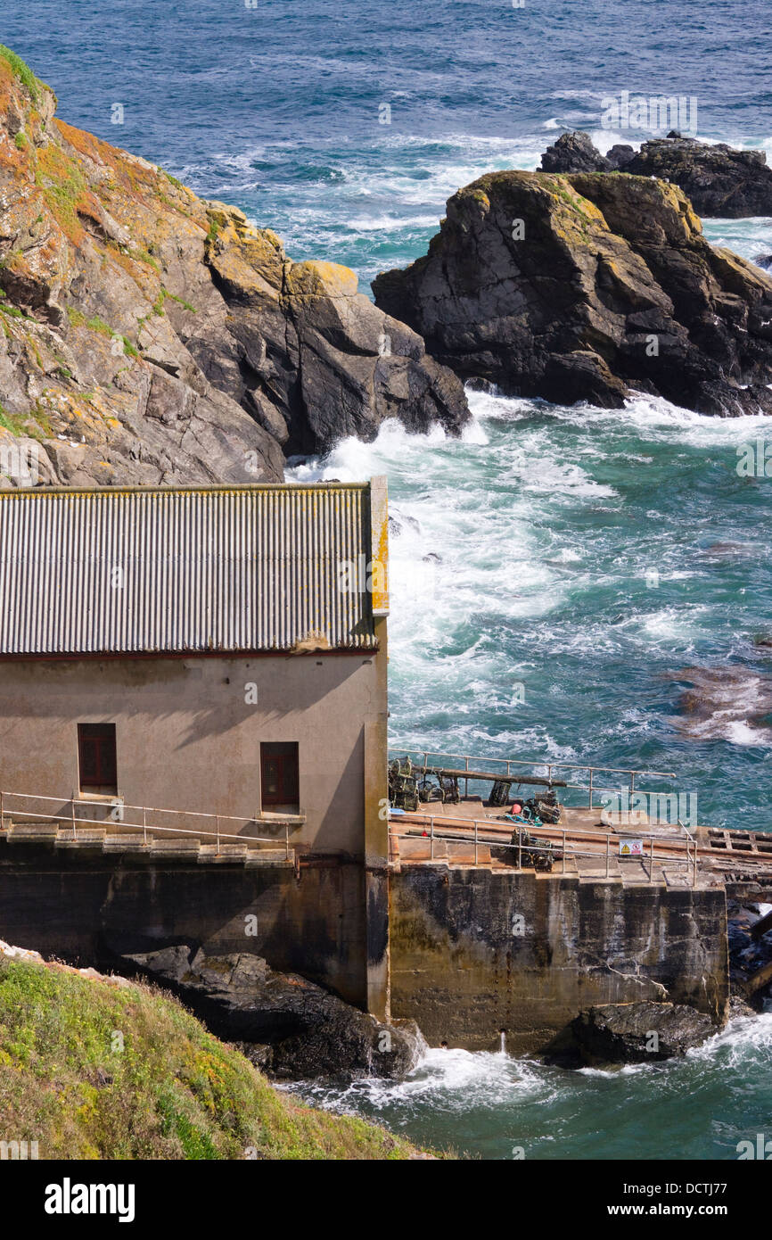 The Old Life Boat House at Lizard Head. the Lizard Peninsula Cornwall ...