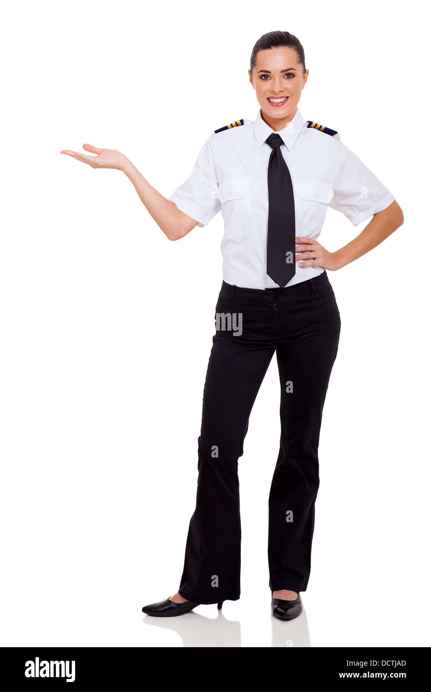 Female pilot airline hi-res stock photography and images - Alamy