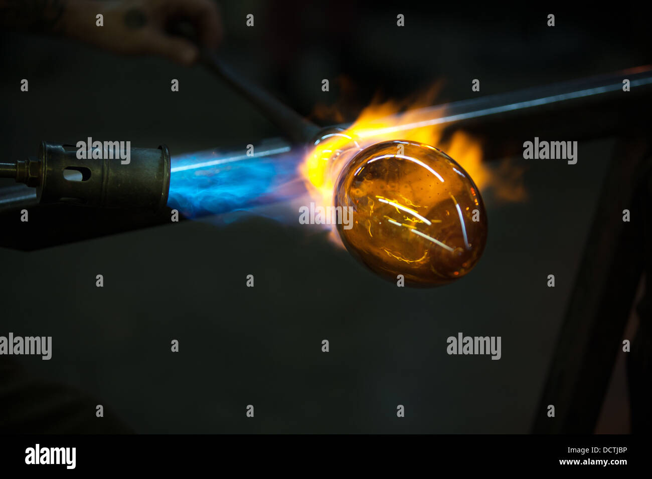 Man dark alone torch hi-res stock photography and images - Alamy