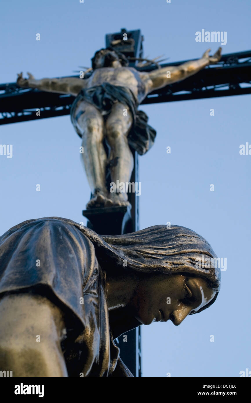 Statue Of Crucifixion Stock Photo - Alamy