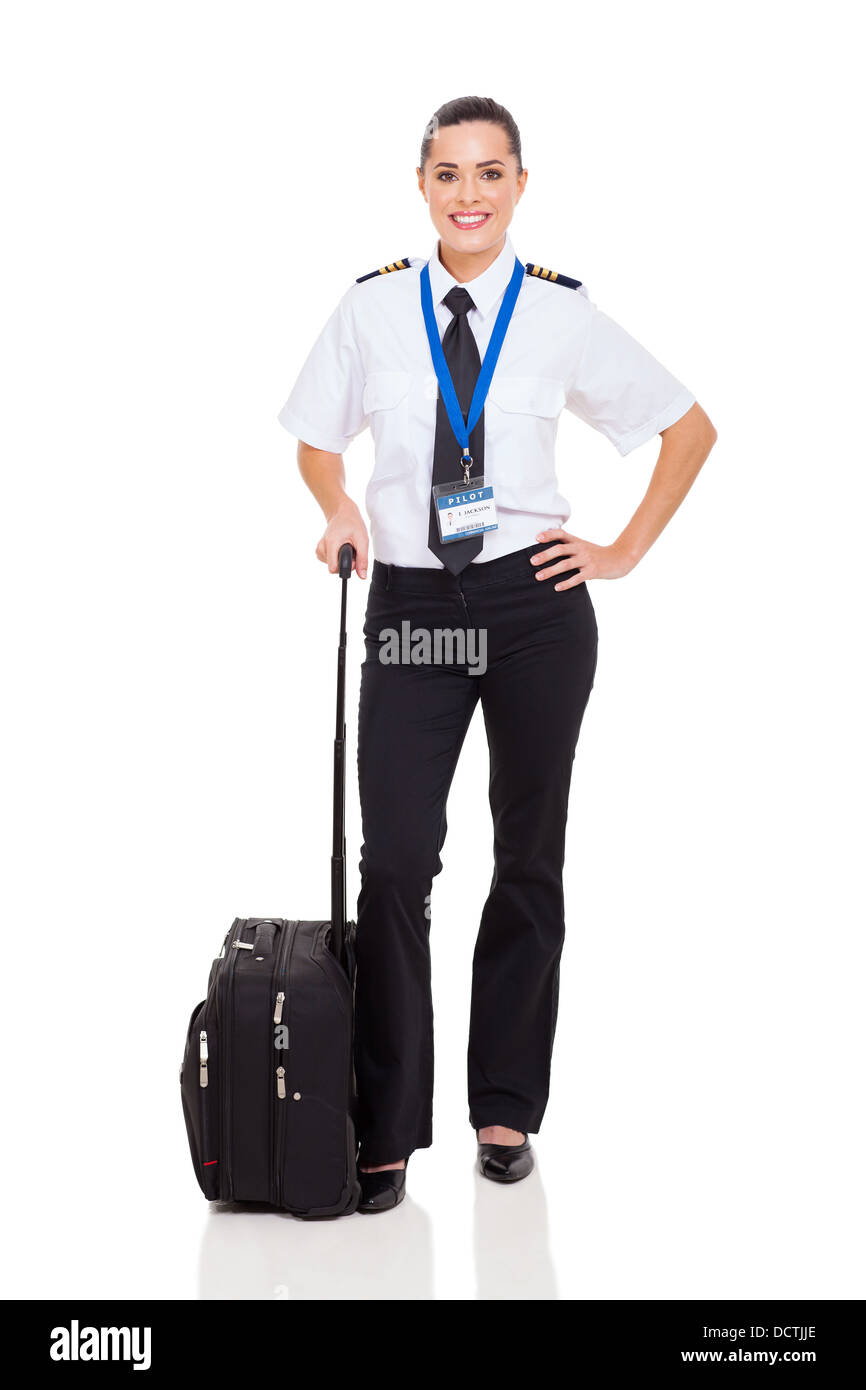 Woman airline pilot hi-res stock photography and images - Alamy