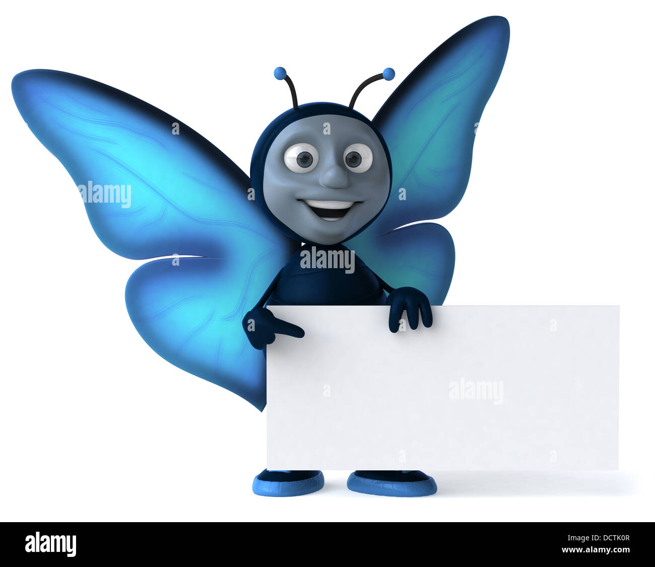 Butterfly transformation blue Cut Out Stock Images & Pictures - Alamy