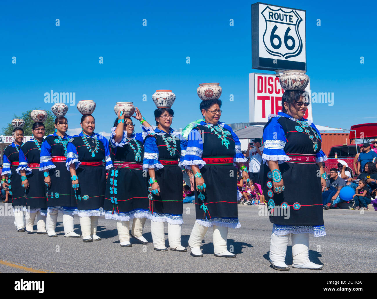 Zuni tribe women with traditional costume participates at the 92 annual ...