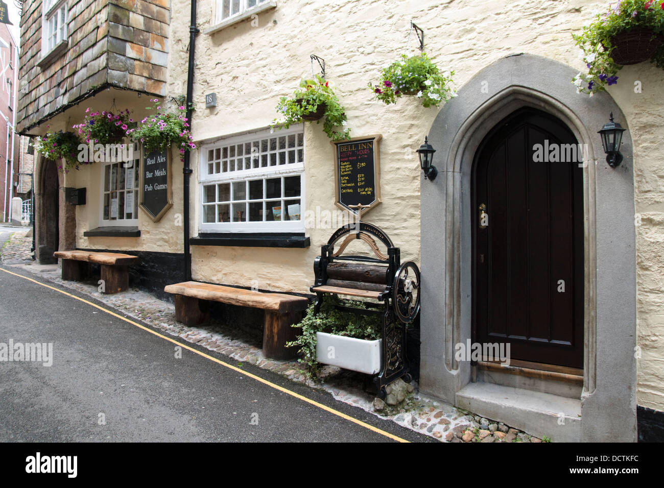 Launceston A small town in Cornwall England UK The Olde Bell Inn Pub ...