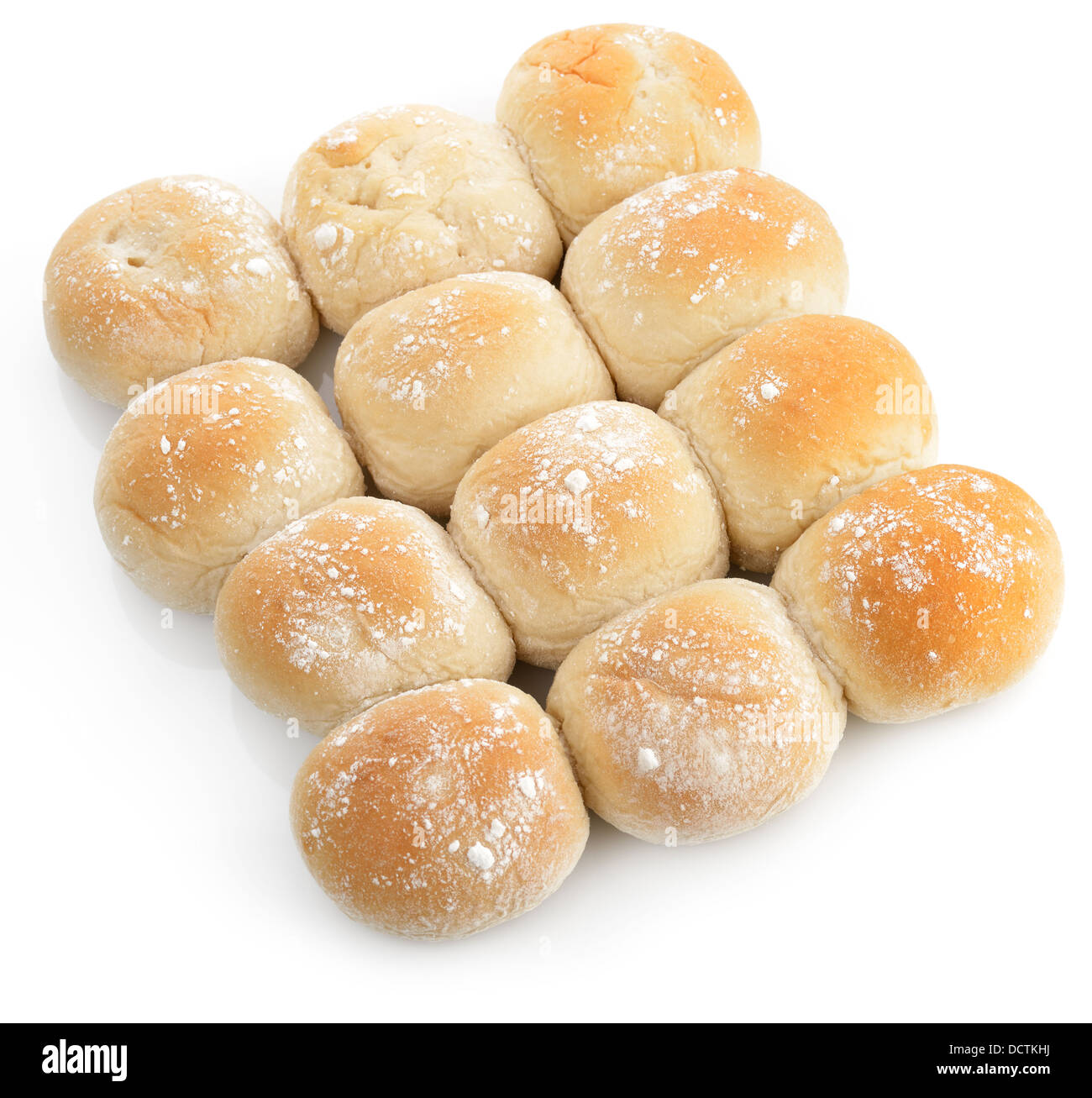 White bread buns Cut Out Stock Images & Pictures - Alamy