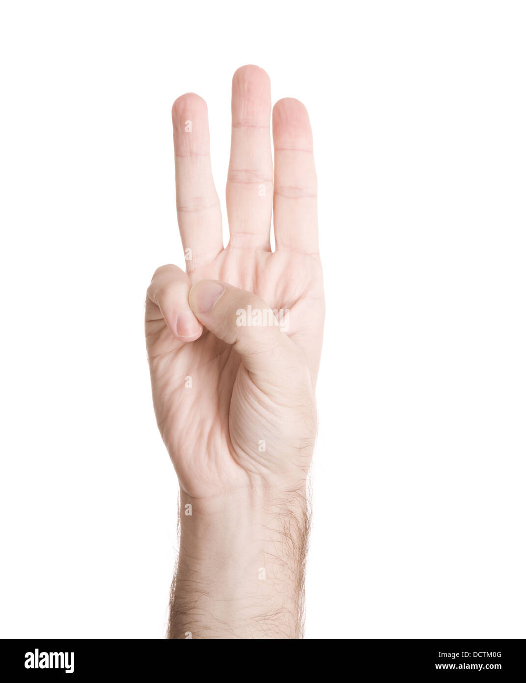 Three finger hi-res stock photography and images - Alamy