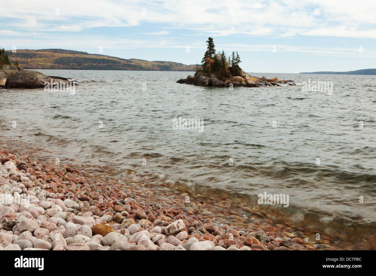 Pebble beach on lake superior hi-res stock photography and images - Alamy