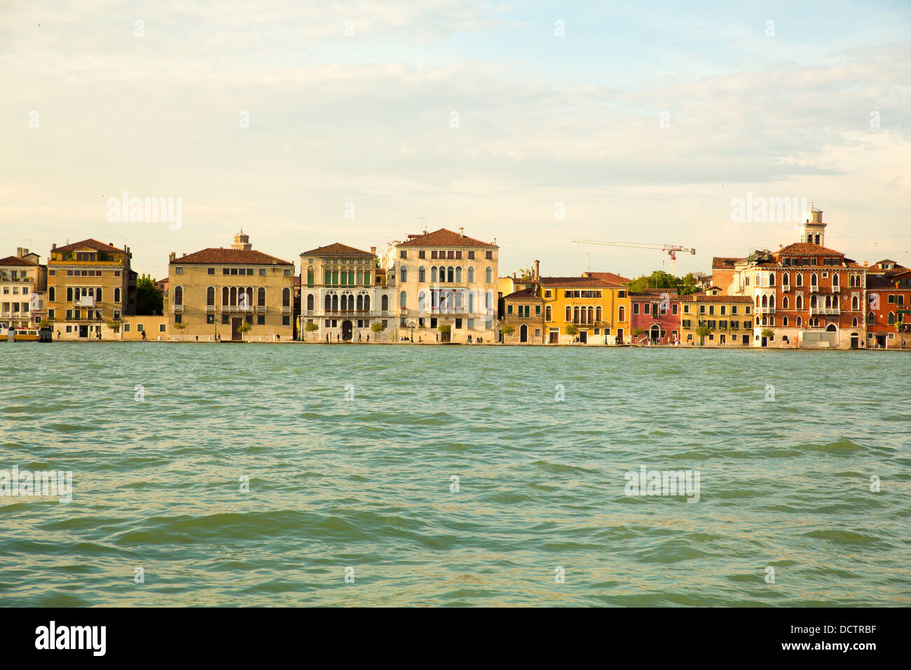 View on venice from the entry of the great channel Stock Photo - Alamy