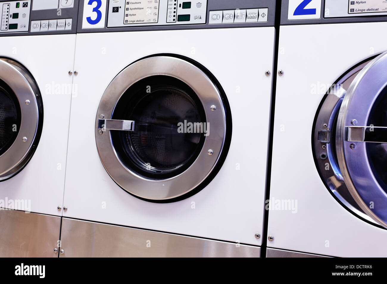 Industrial washing machines Stock Photo - Alamy