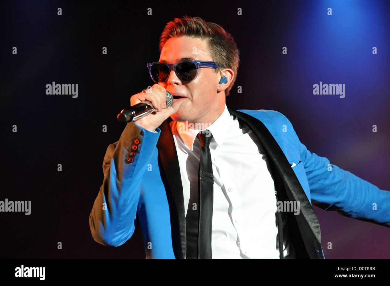 Raleigh, North Carolina, USA. 20th Aug, 2013. Singer JESSE MCCARTNEY ...