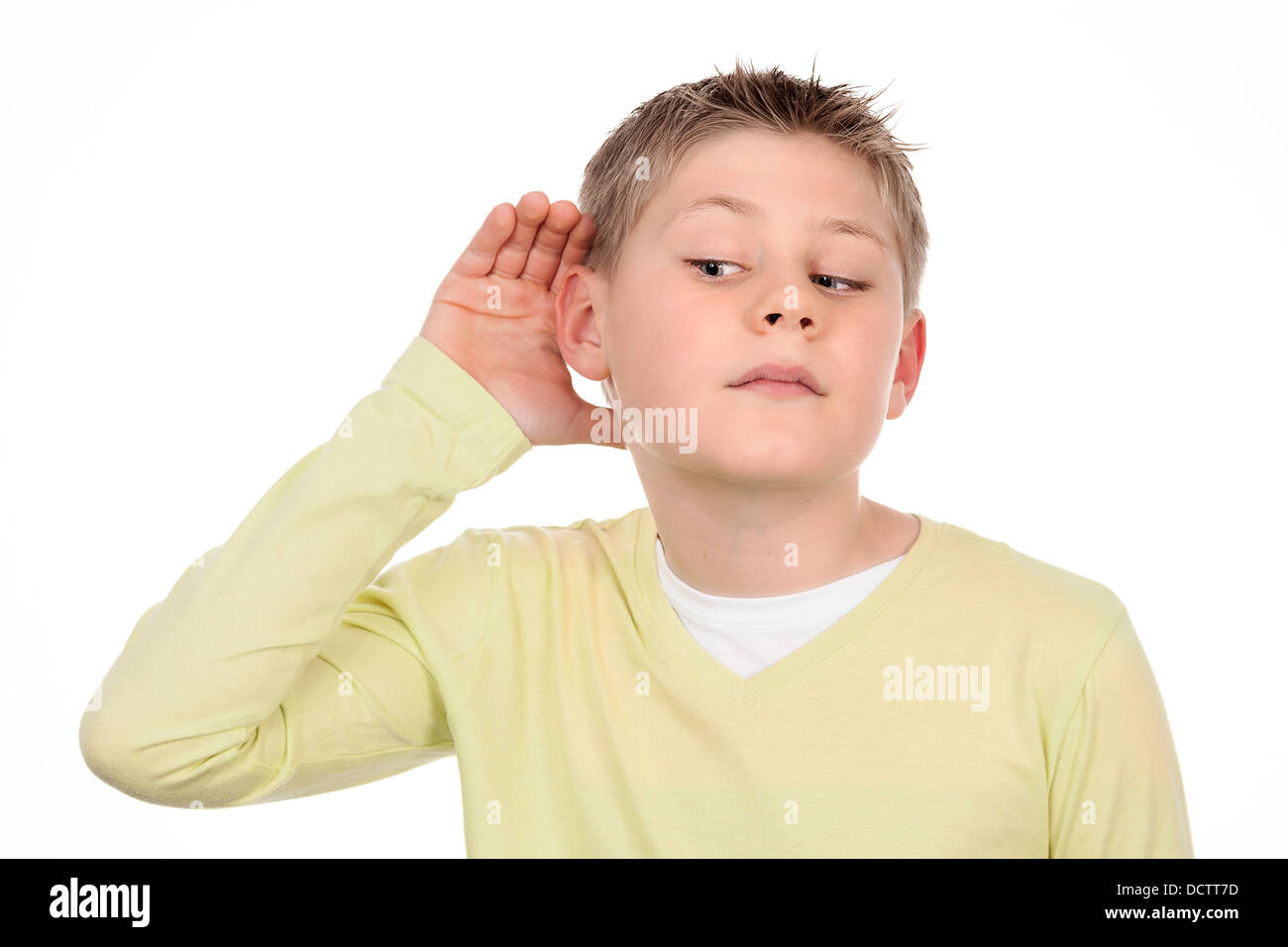 Listen to body part hi-res stock photography and images - Alamy