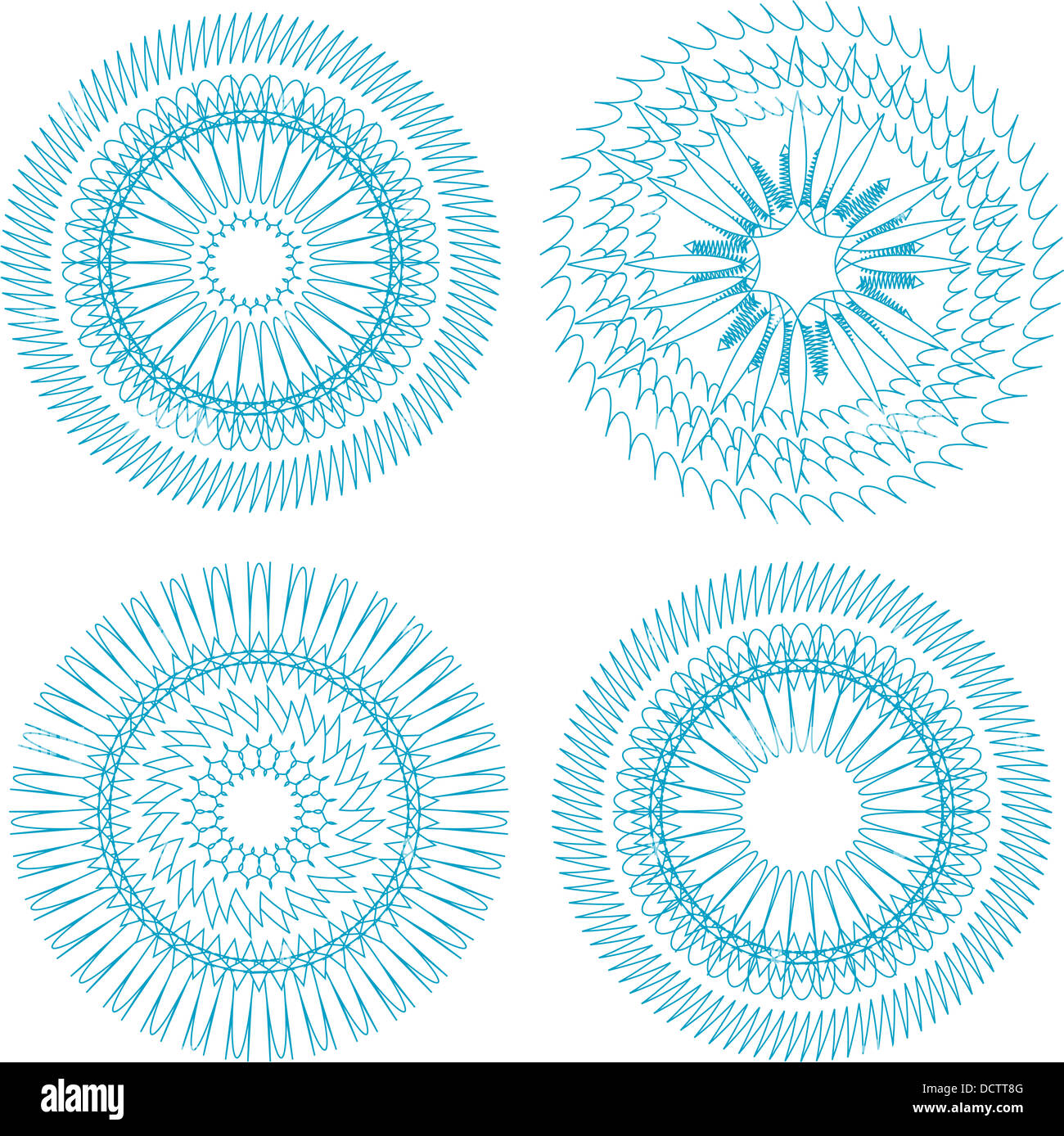 guilloche pattern that is used in currency and diplomas Stock Photo - Alamy