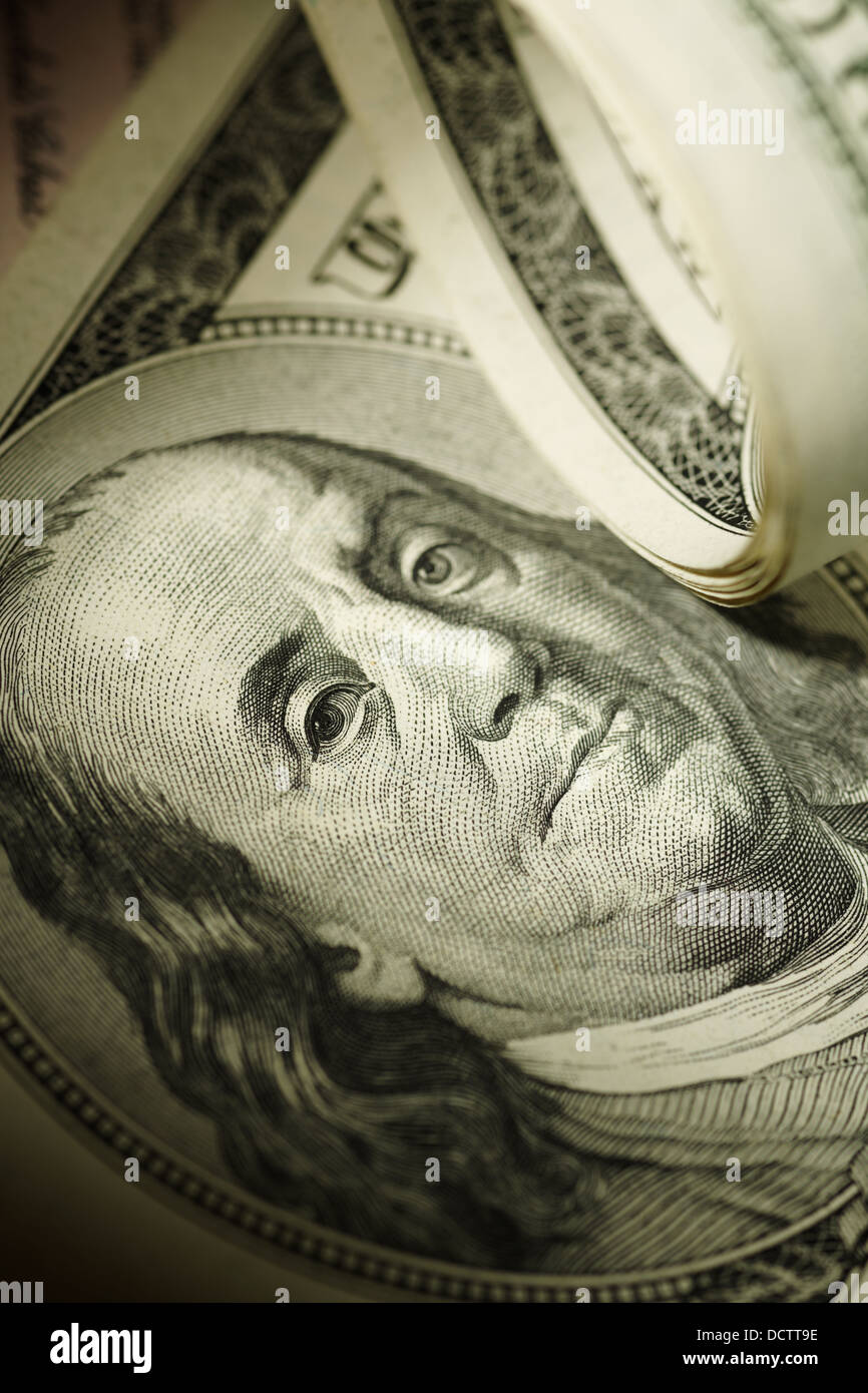 Face franklin dollar bill hi-res stock photography and images - Alamy