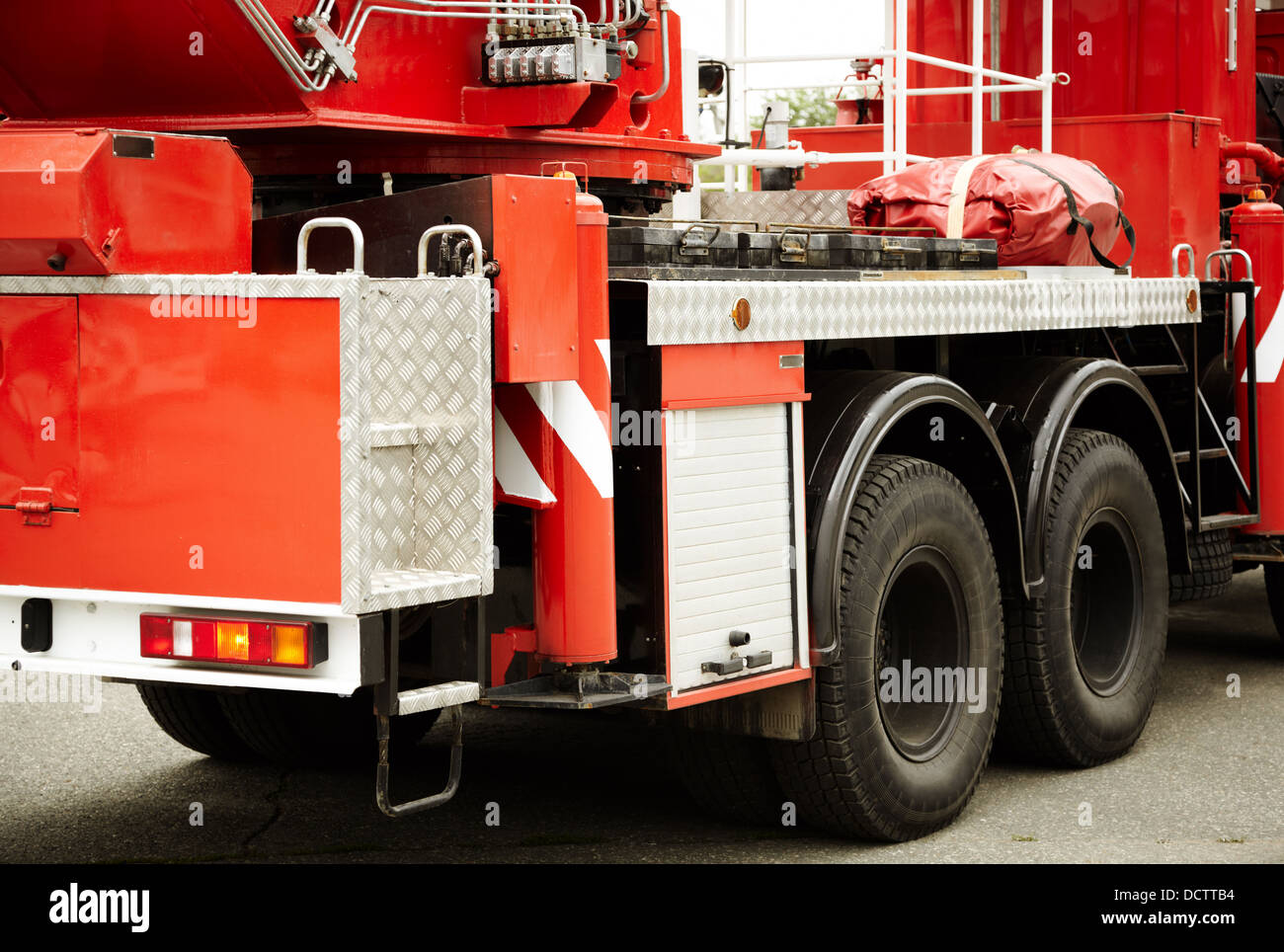 red fire truck Stock Photo - Alamy