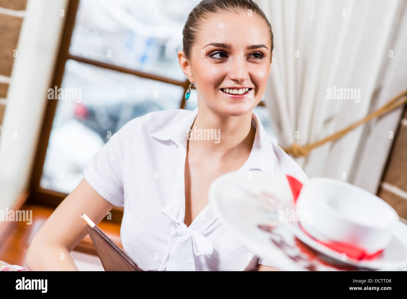 Nice lady hi-res stock photography and images - Alamy