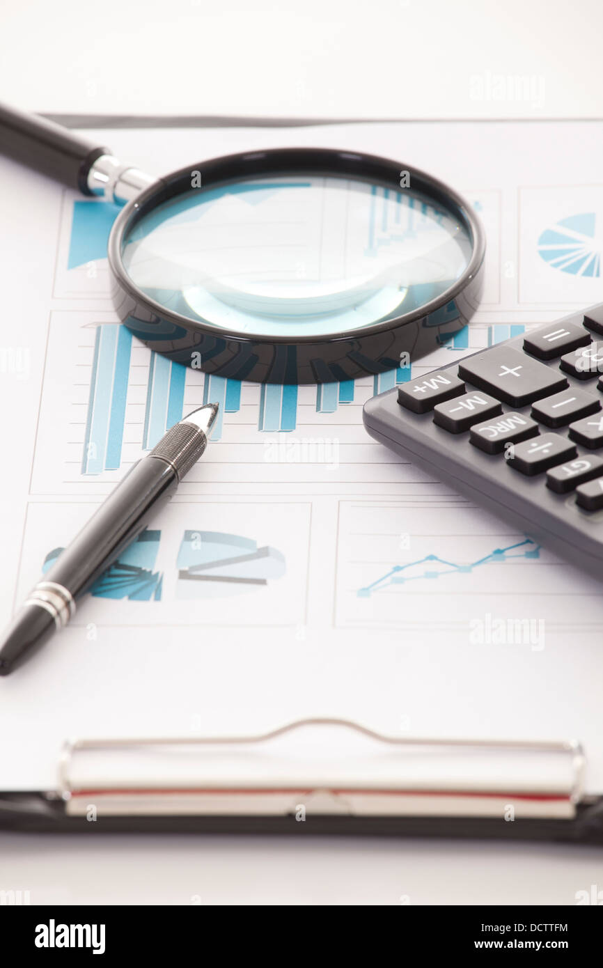 Business background, financial data concept with pen Stock Photo - Alamy