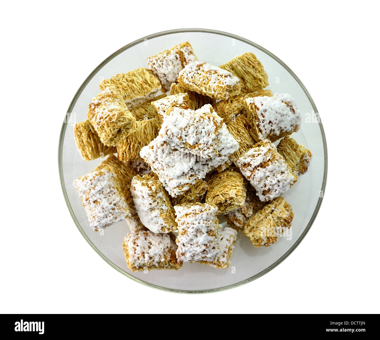 Shredded Wheat Cereal Stock Photo - Alamy