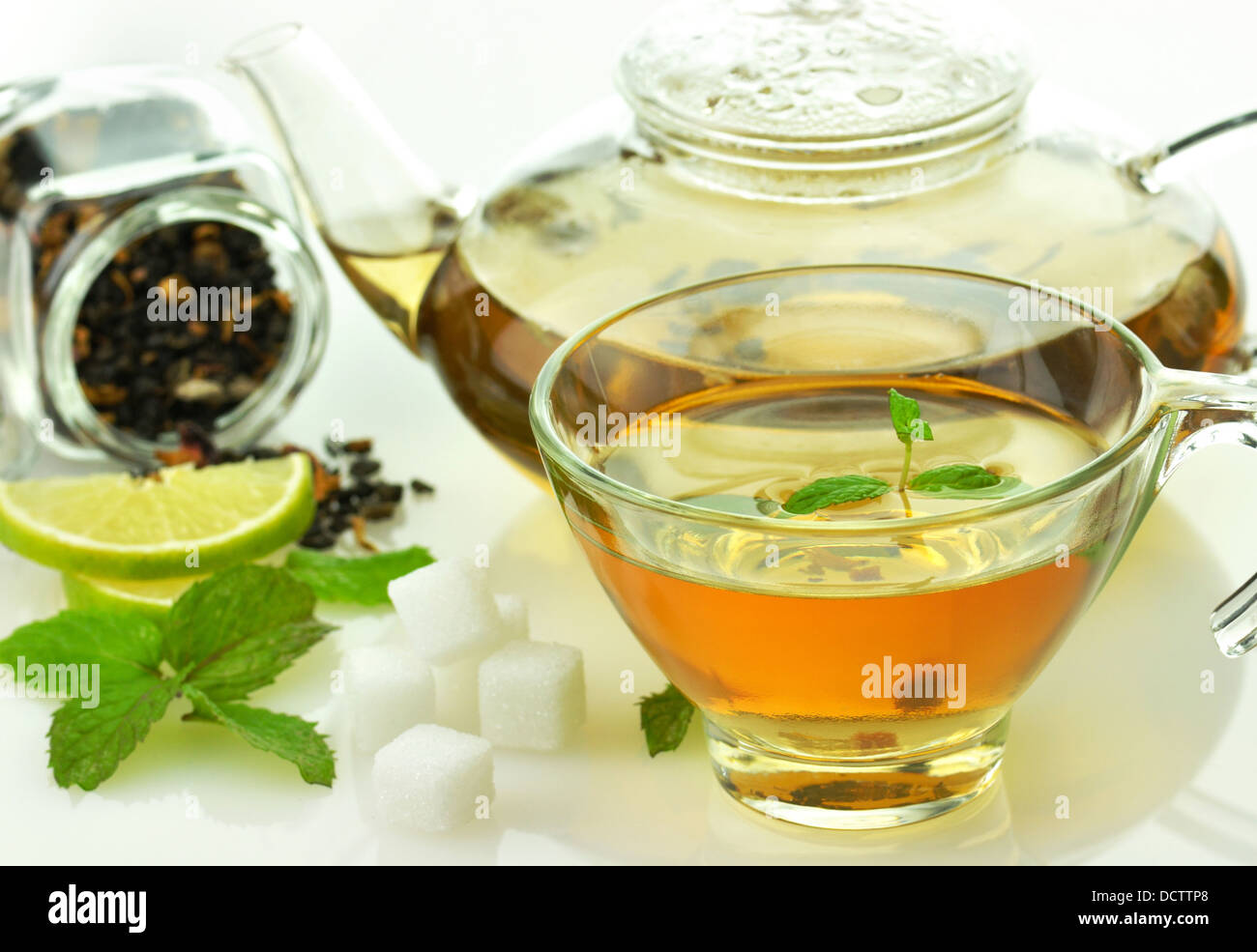 Green tea set hi-res stock photography and images - Alamy