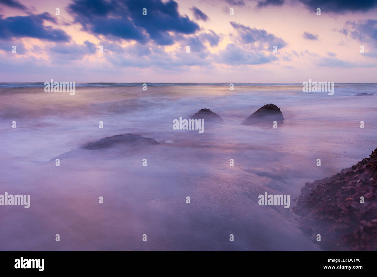 Indian Ocean at sunset. Varkala. Kerala. India Stock Photo - Alamy