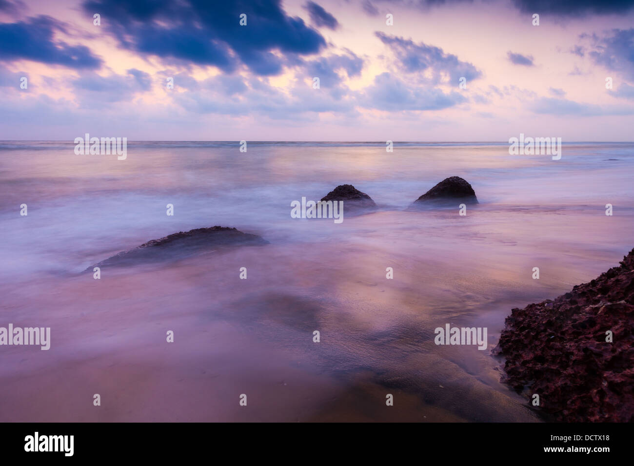 Indian Ocean at sunset. Varkala. Kerala. India Stock Photo - Alamy