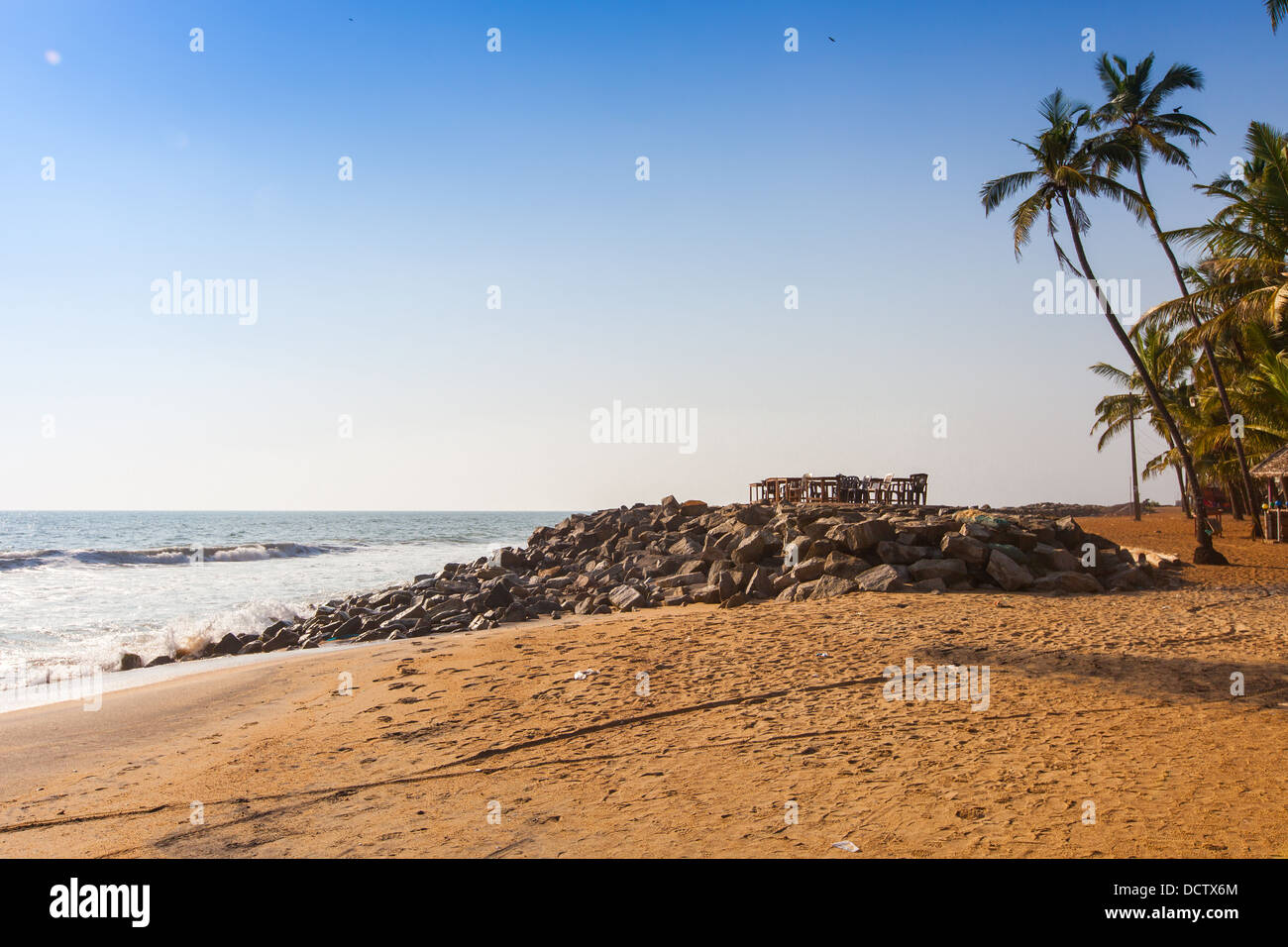 Varkala beach view. Kerala. India Stock Photo - Alamy