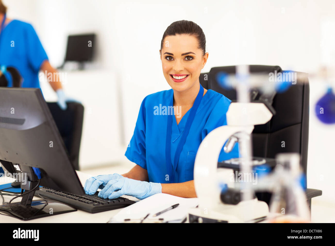 Clinician computer hi-res stock photography and images - Alamy