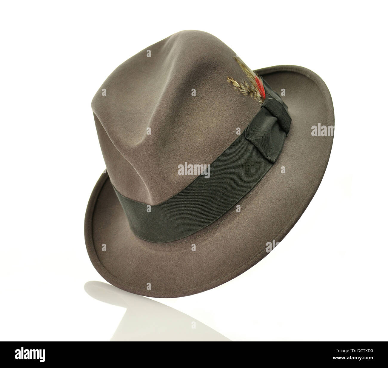 vintage gray hat Stock Photo - Alamy