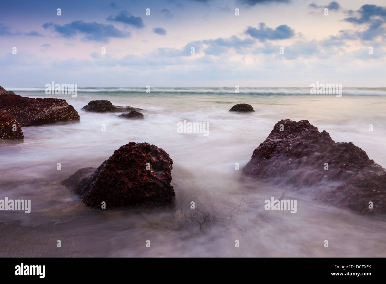 Indian Ocean at sunset. Varkala. Kerala. India Stock Photo - Alamy