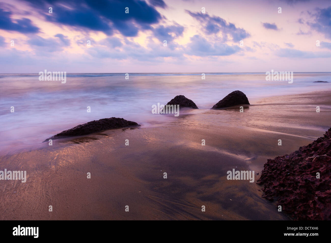 Indian Ocean at sunset. Varkala. Kerala. India Stock Photo - Alamy