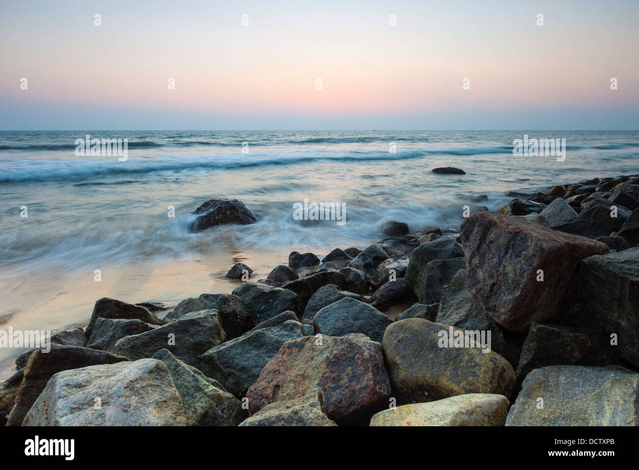 Indian Ocean at sunset. Varkala. Kerala. India Stock Photo - Alamy
