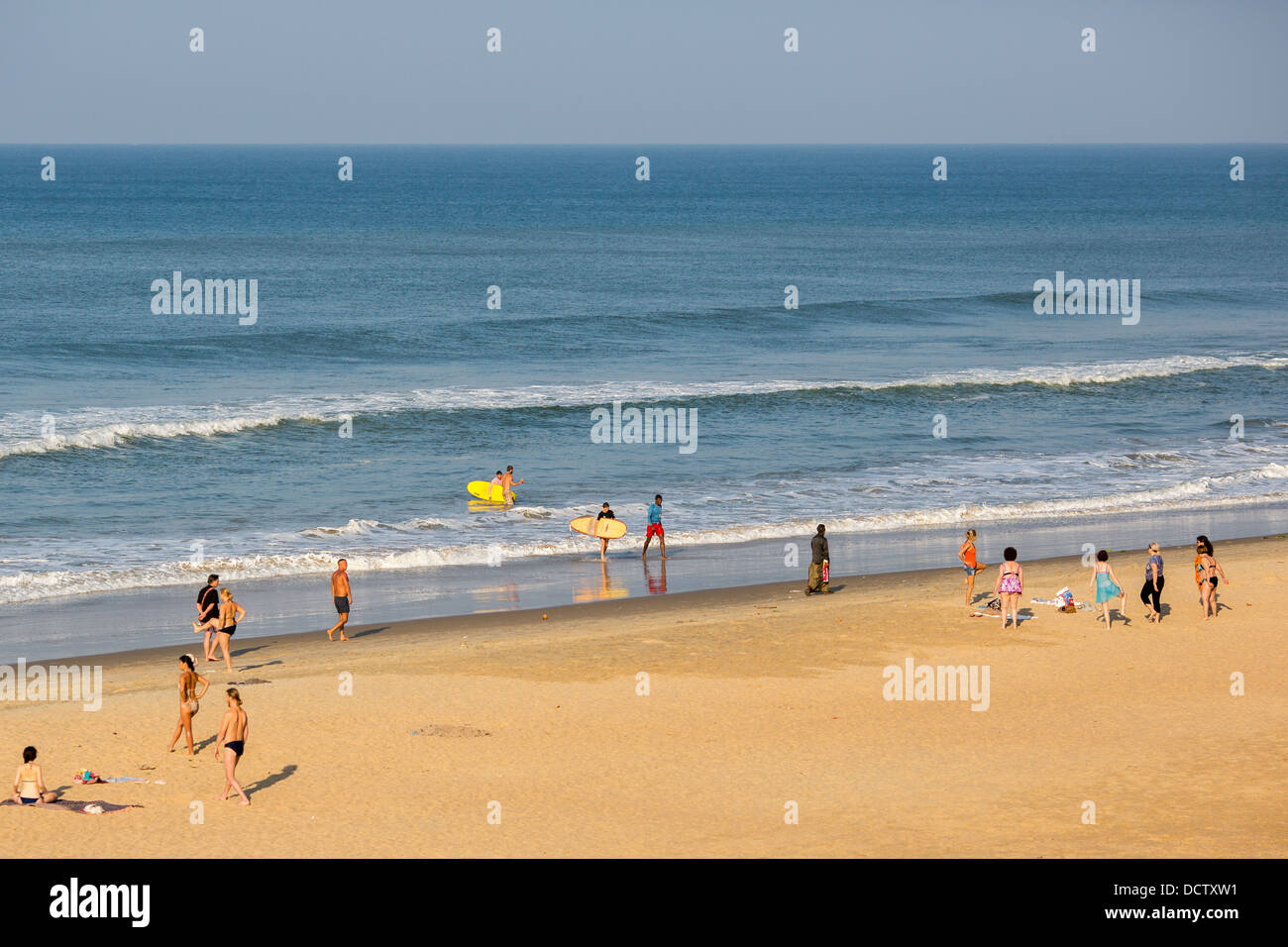 Varkala surfing hi-res stock photography and images - Alamy