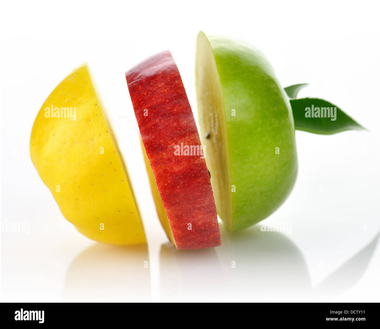 colorful apple slices Stock Photo - Alamy